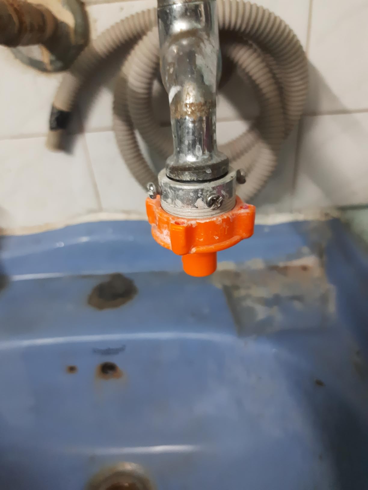 KI Washing Machine Tap Adapter Connect for Inlet Hose Pipe -Orange ...