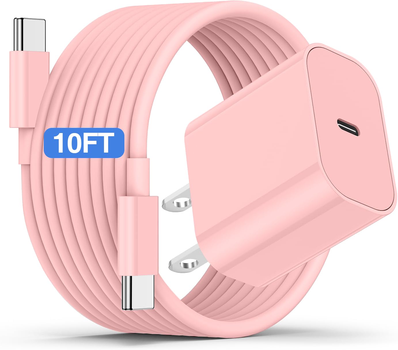 Amazon.com: iPhone 16 15 Fast Charger and 10ft Type C to C Cable Cord ...