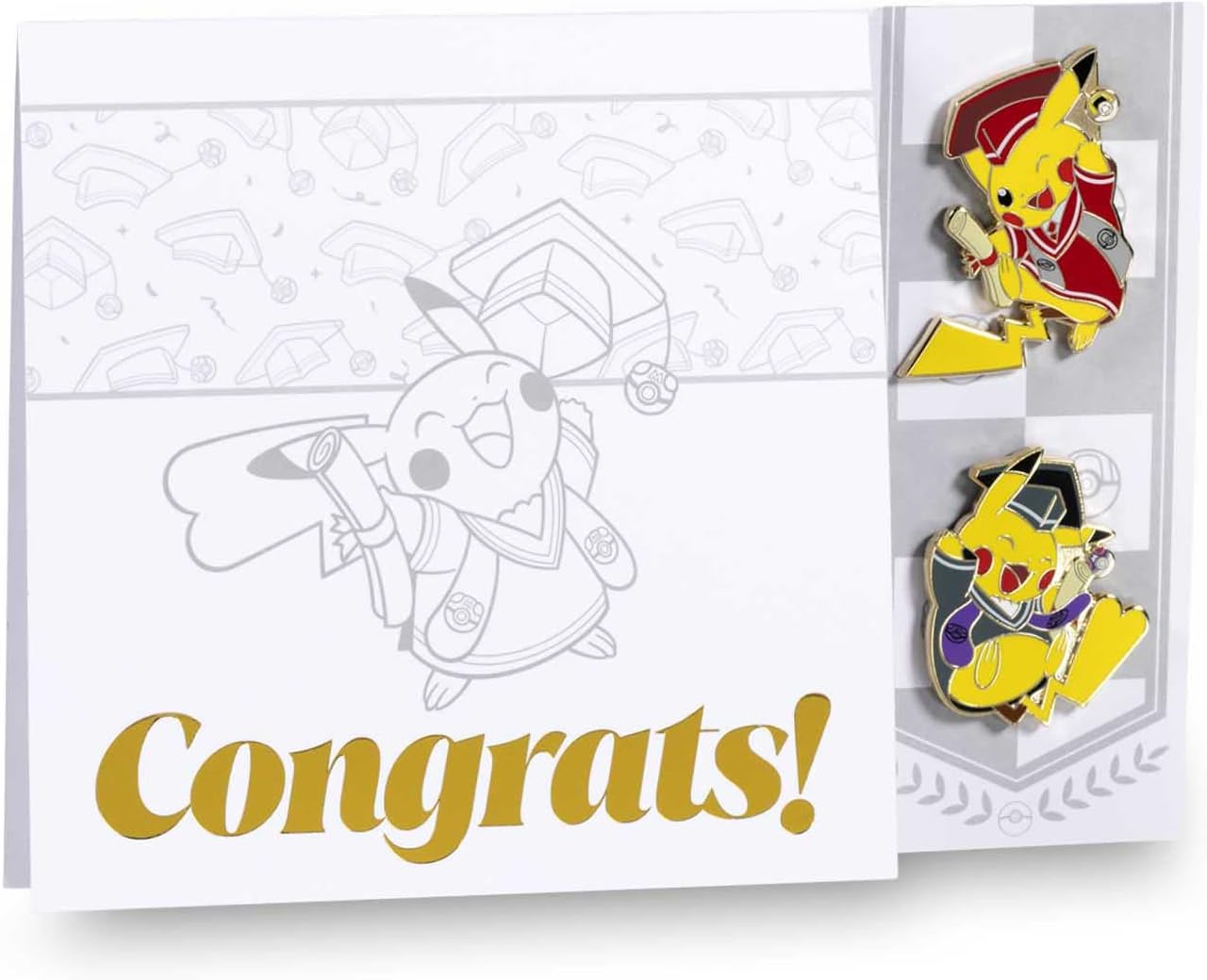 Amazon.com: Pokémon Center: Graduation Pikachu 2022 Pokémon Pins ...