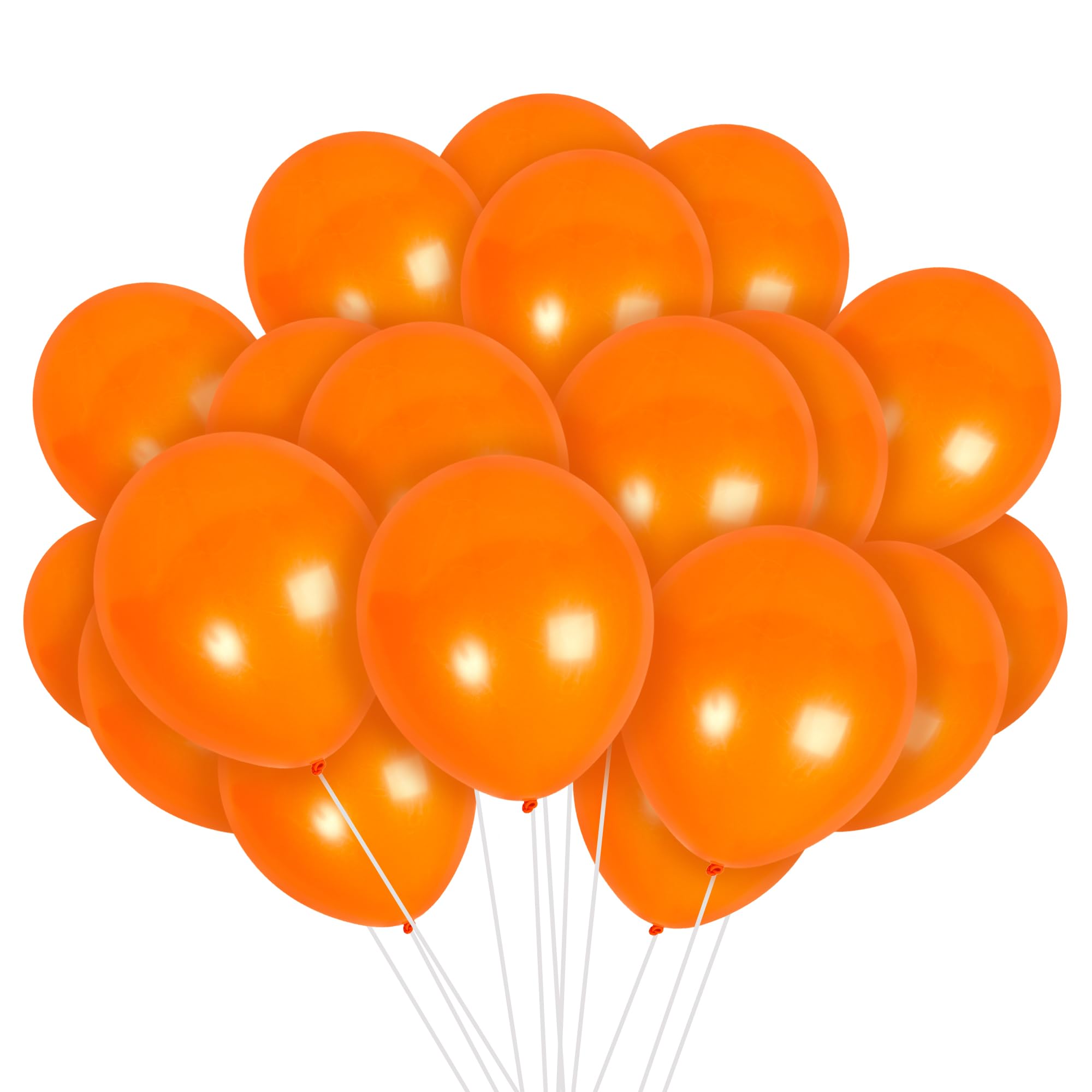 Amazon.com: Treasures Gifted Glossy Orange Balloons 12 inch 36 Pack ...