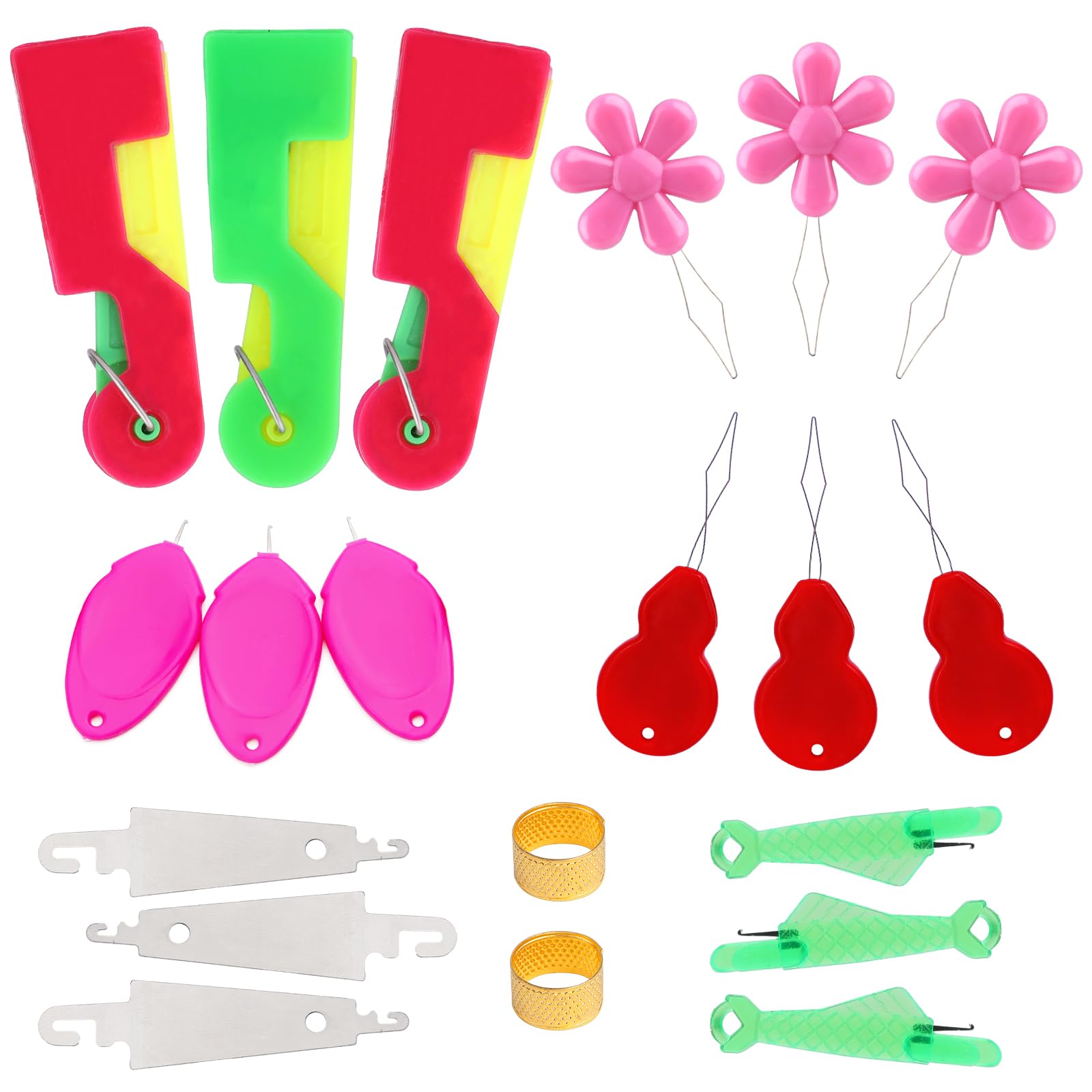 Amazon.com: Fedmut Needle Threaders for Hand Sewing Embroidery Needle ...