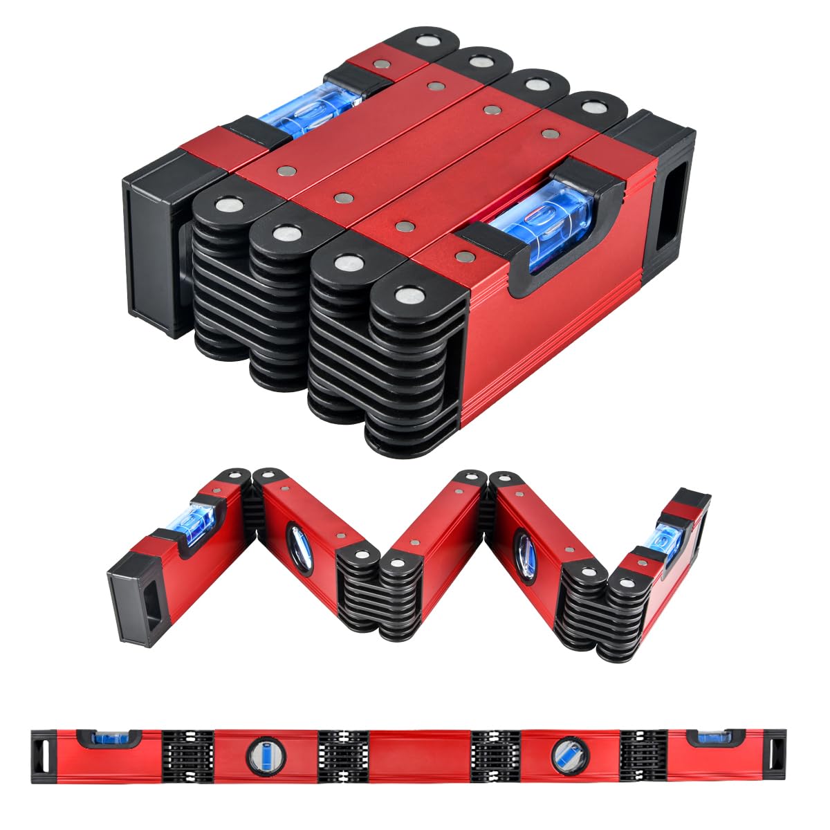 N&S Juvyig Multi-Function Foldable Level Tool - Multi-Angle Measuring ...