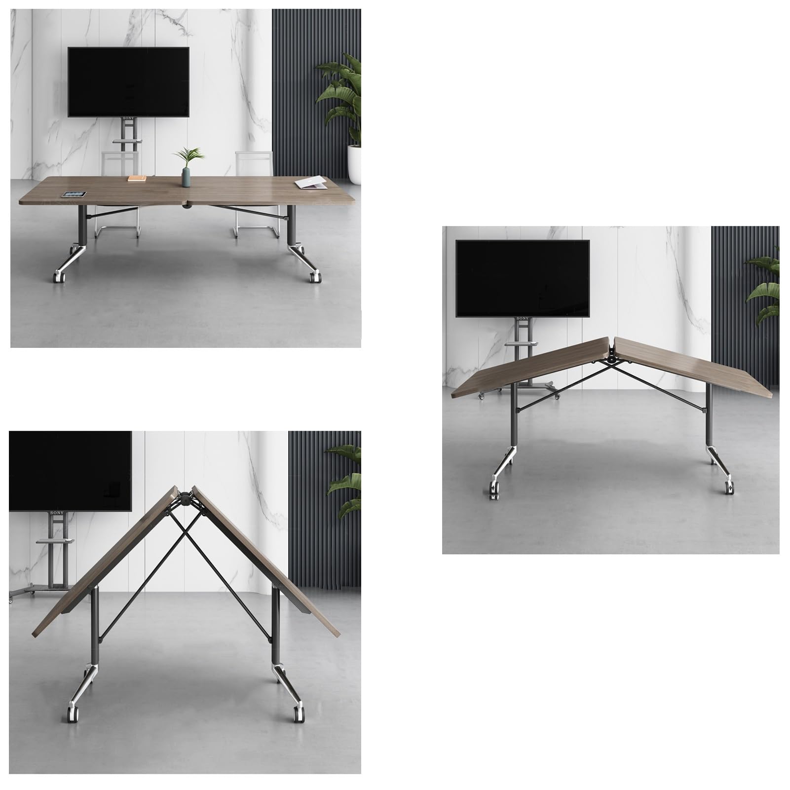 Seminar Tables On Wheels Folding & Collapsible Conference Tables And