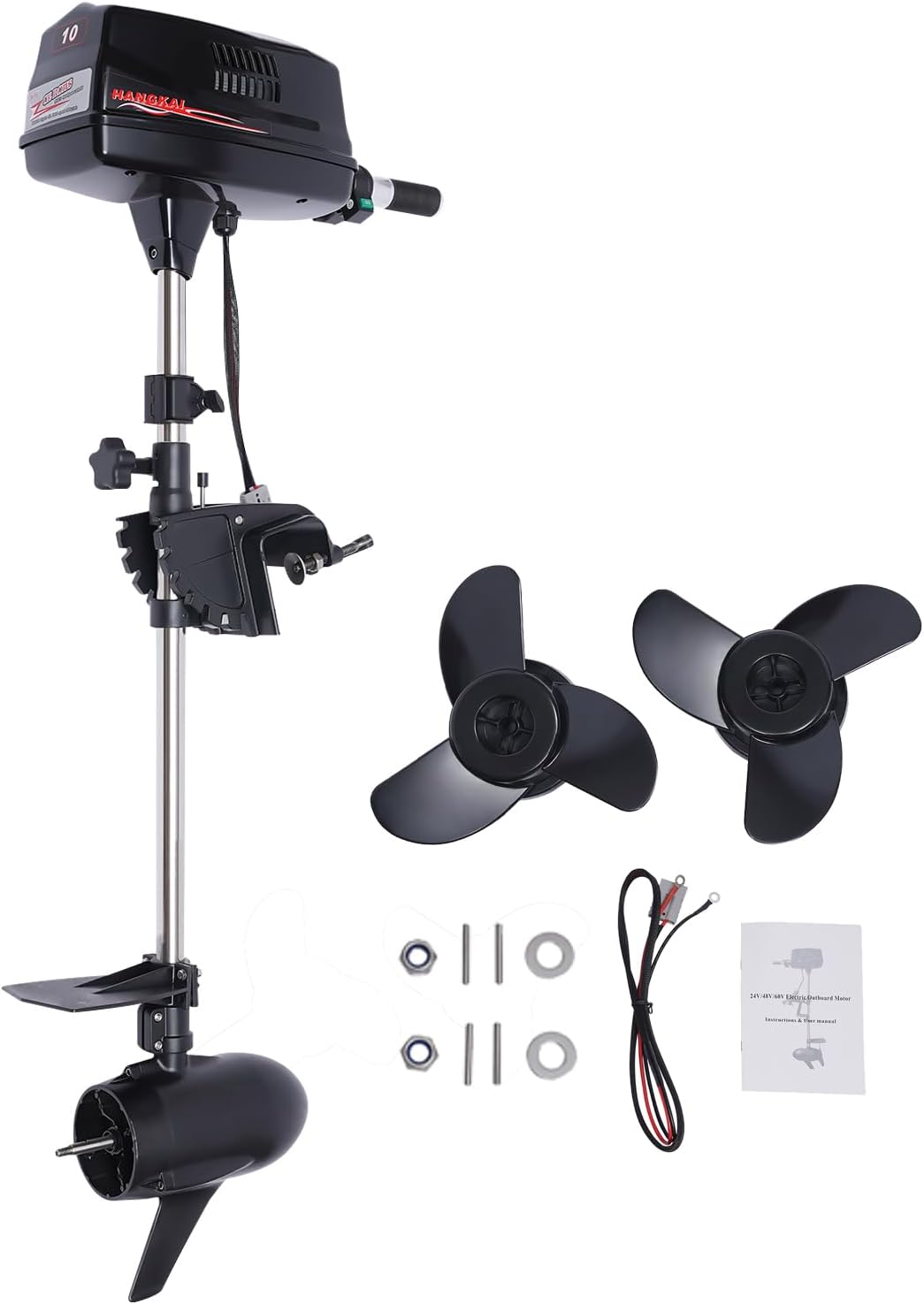 Amazon.com: JAYGOVAN 10HP 60V Electric Outboard Trolling Motor 3000r ...