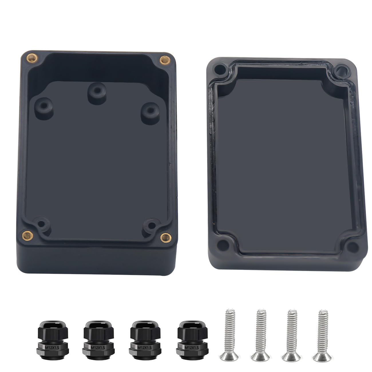 Snapklik.com : Otdorpatio Project Box ABS Black Electrical Boxes IP67 ...