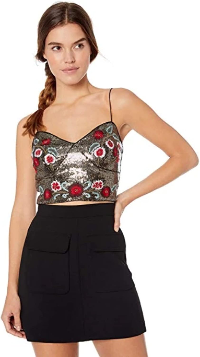 Amazon.com: Guess Camisola bordada Topeka sin mangas para mujer : Ropa ...