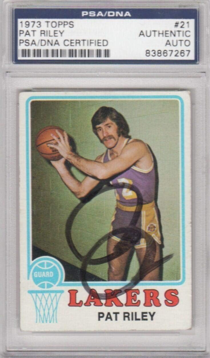 Pat Riley Los Angeles Lakers 1973 Topps Signed AUTOGRAPH PSA DNA ...
