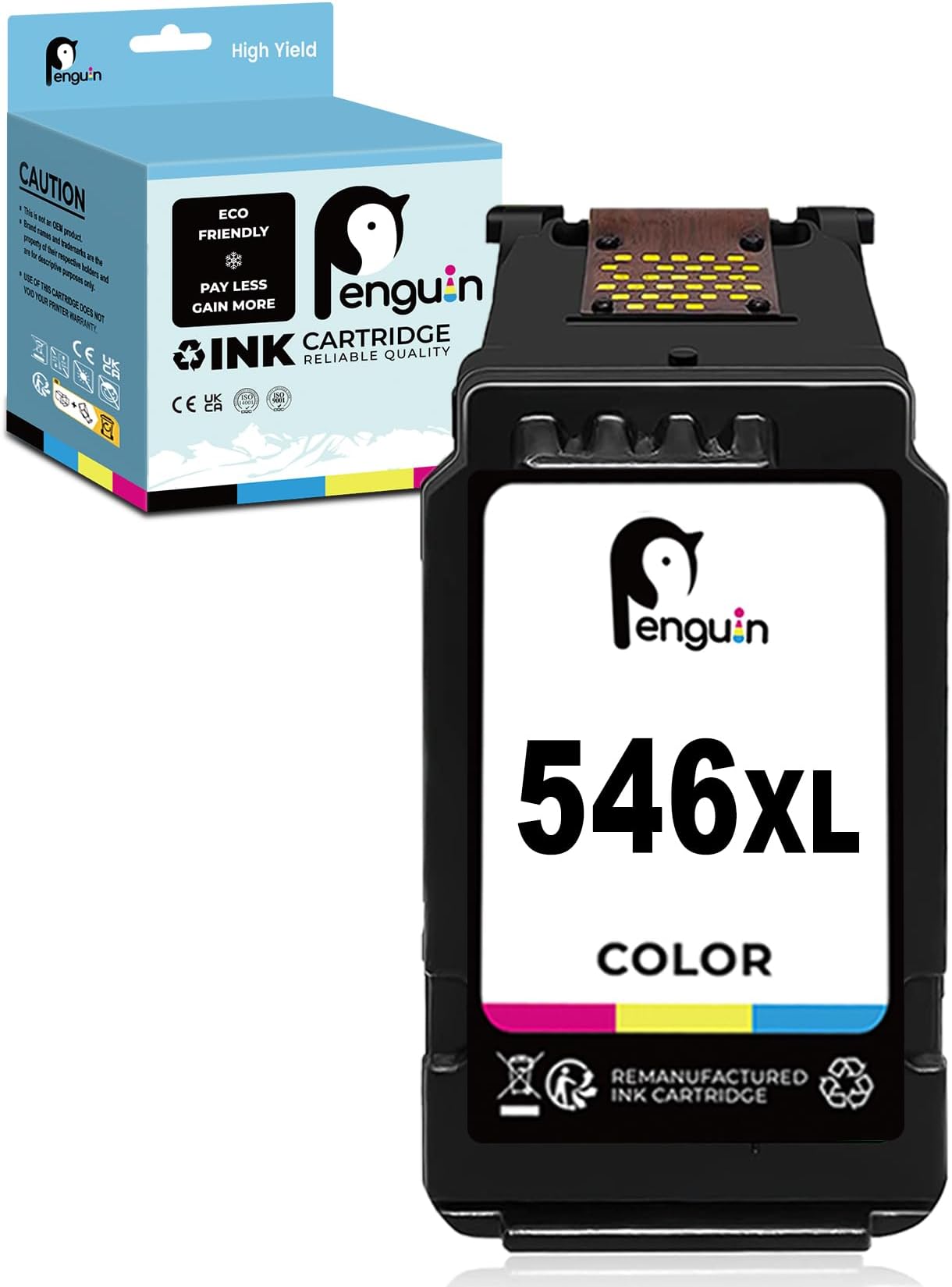 Penguin Cl-546XL Colour for Canon 546 XL Compatible with Pixma TS3350 ...