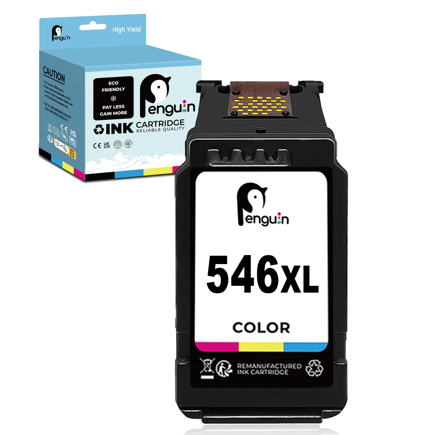 Penguin Cl-546XL Colour for Canon 546 XL Compatible with Pixma TS3355 ...