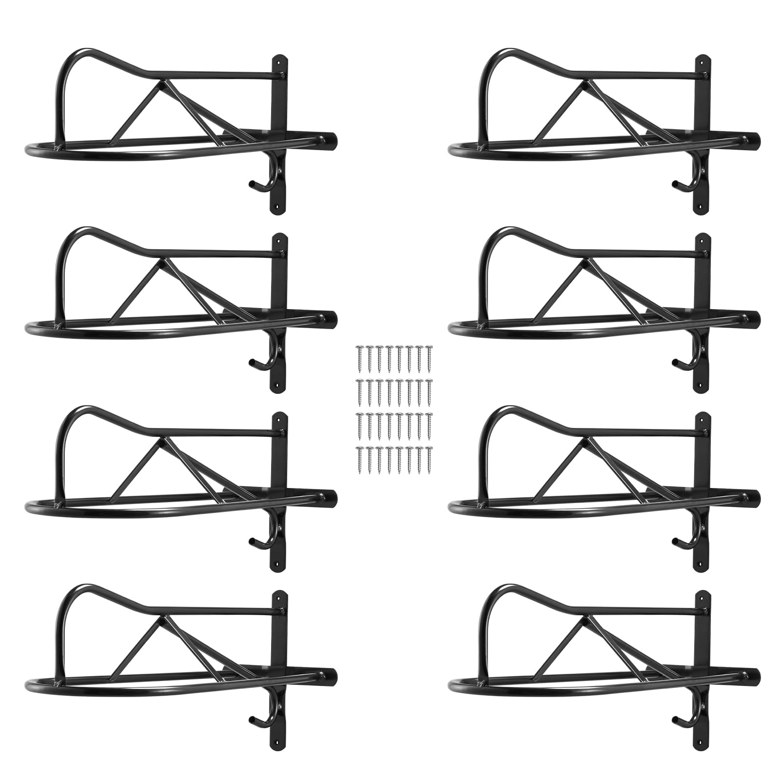 Amazon.com: VEVOR Wall Mount Saddle Rack, 27.3 x 16.3 x 12.5 in, 8 ...