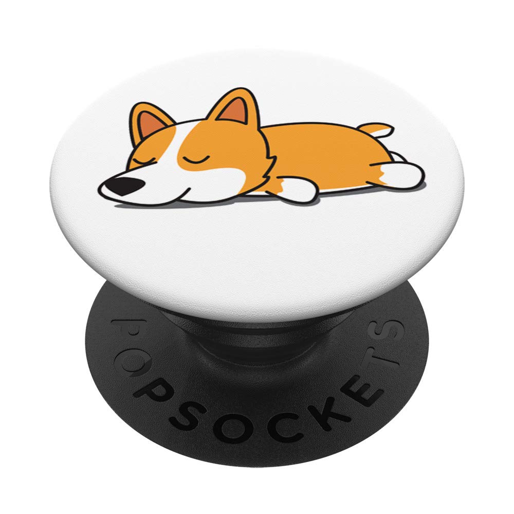 Amazon.com: Lazy Corgi, Funny Cute Pembroke Welch Corgi PopSockets ...