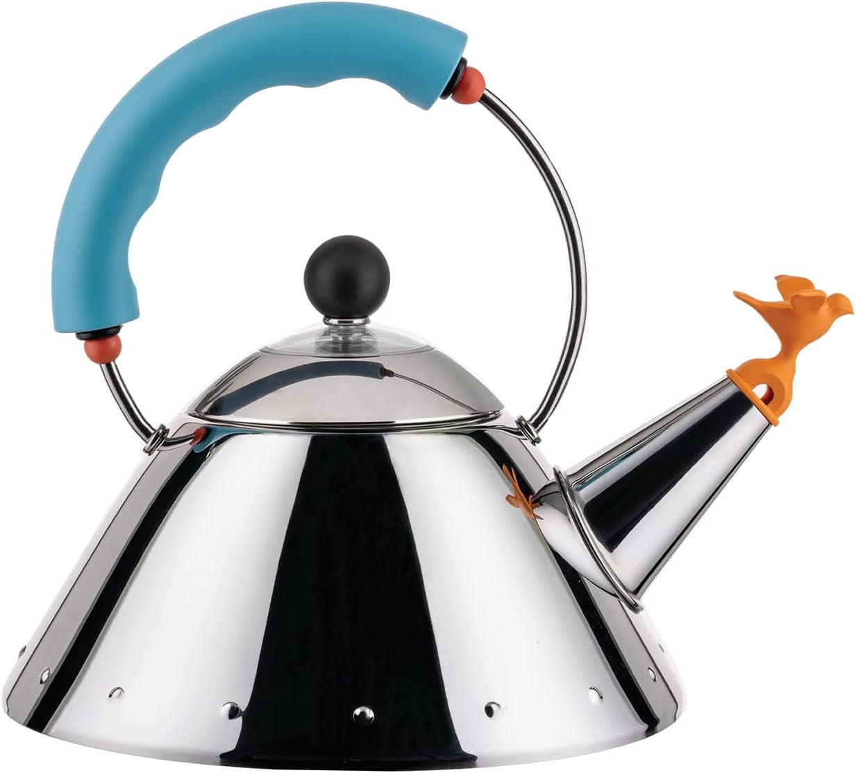 Alessi Kettle 9093/1 Y - Kettle with Magnetic Bottom Suitable for ...