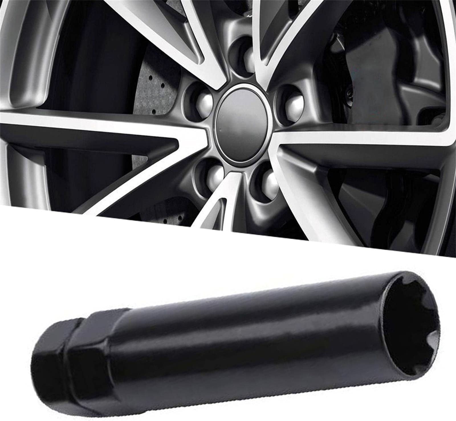 Amazon.com: 8 Piece Spline Lug Nut Socket Set, SAE & Metric Wheel Lock ...