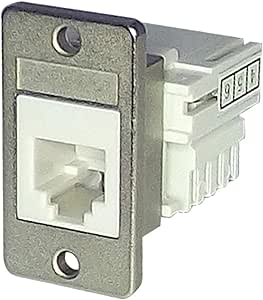 Panel Mount, Socket RJ12 6P6C, Modular & Ethernet Connectors, Qty X 1 ...