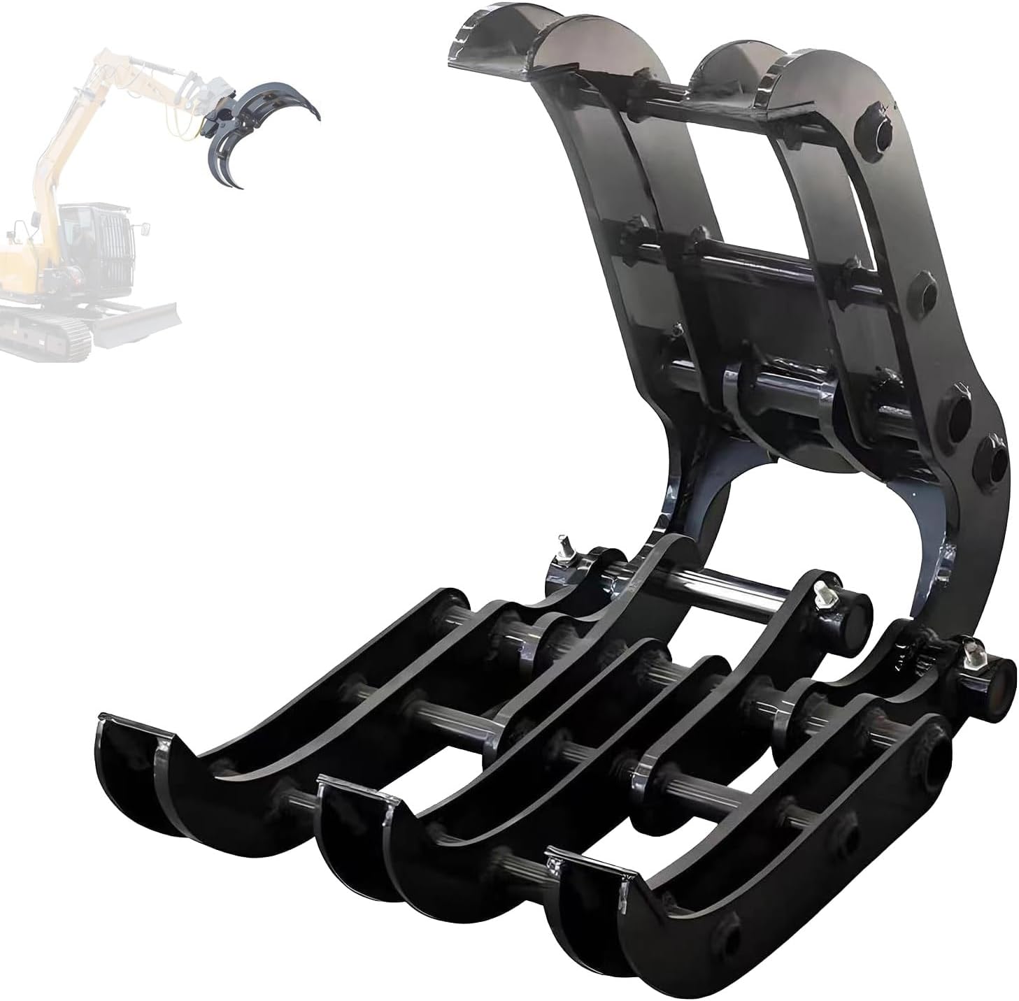 Amazon.com: EastKilowatt Mini Excavator Grabber Attachments, Gardens ...