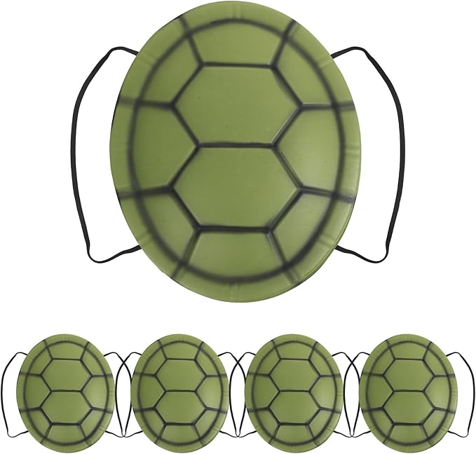 Amazon.com: Tortoise Shells Props: 5pcs Costume Turtle Shell, Turtle ...