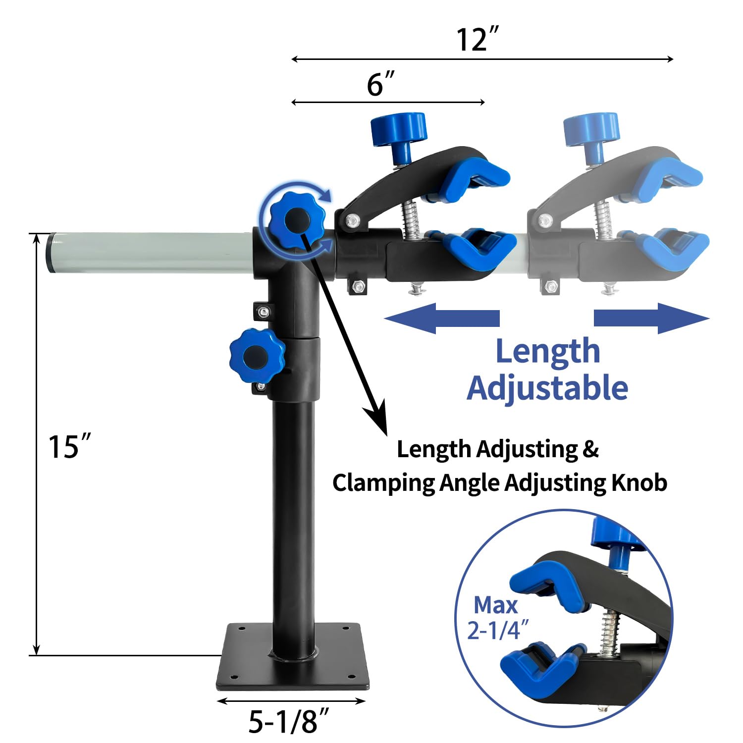 Snapklik.com : Bike Repair Stand Adjustable Workbench Mount Bike Rack ...