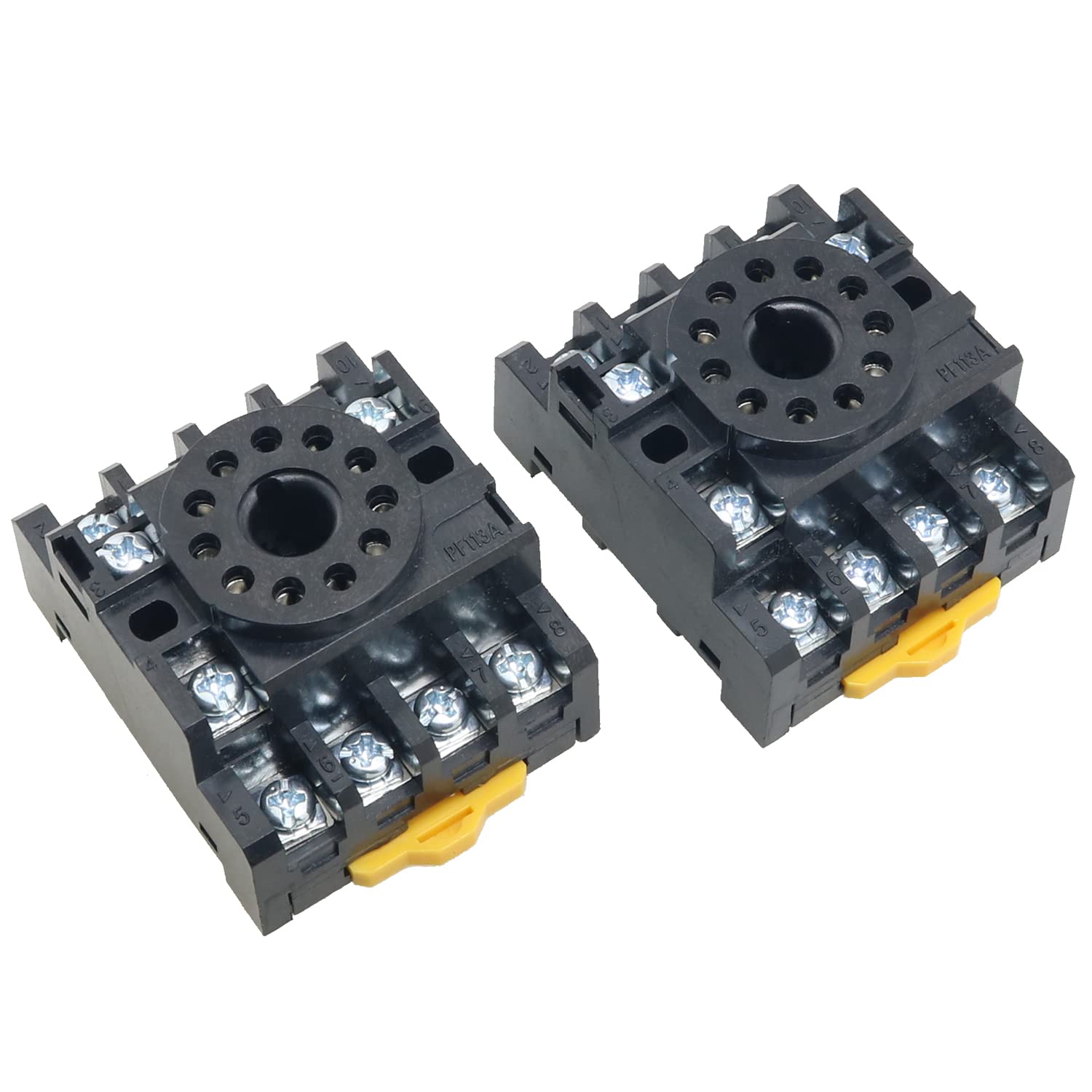 Amazon.com: 11 Pin Power Timer Relay Socket FMHXG 2PCS PF113A 250VAC 7A ...