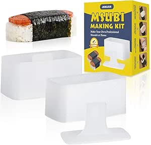 Amazon.com | JEDELEOS Musubi Mold, Musubi Press Maker Kit, Non Stick ...