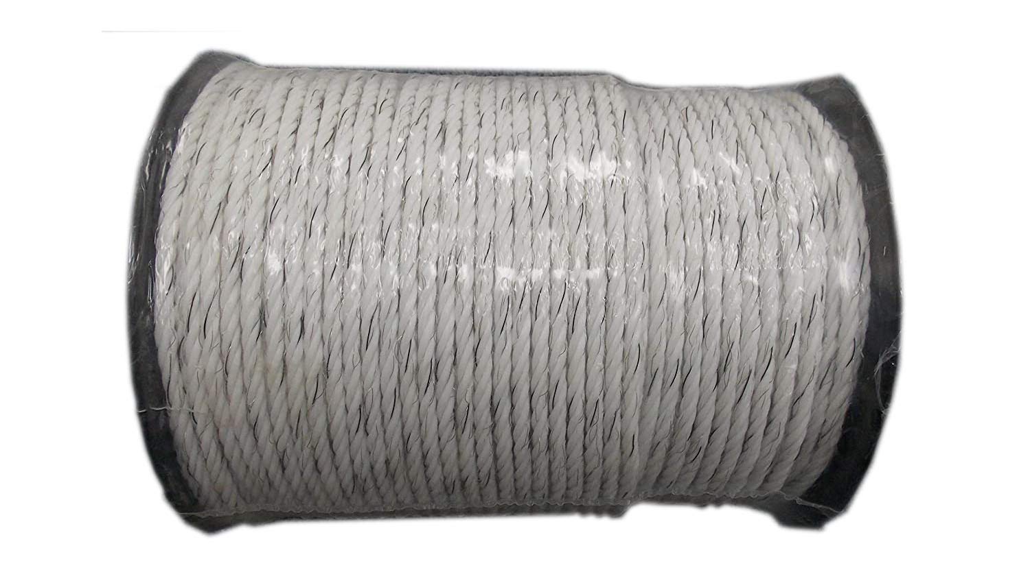 Amazon.com: Electric Fence Rope- Heavy Duty 6mm Diameter Stranded, UV ...