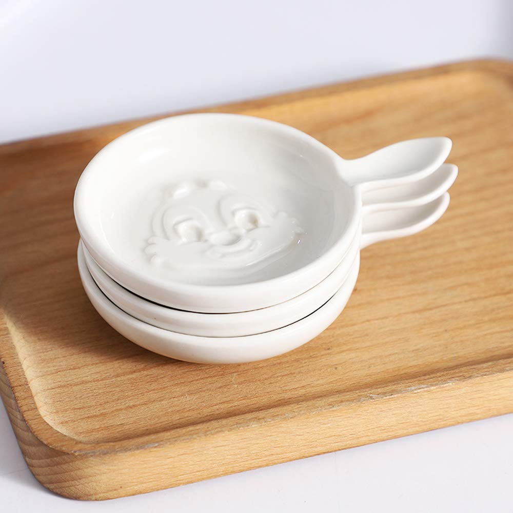 Snapklik.com : Super Cute Cartoon Ceramic Sauce Dishes Set, Mini ...