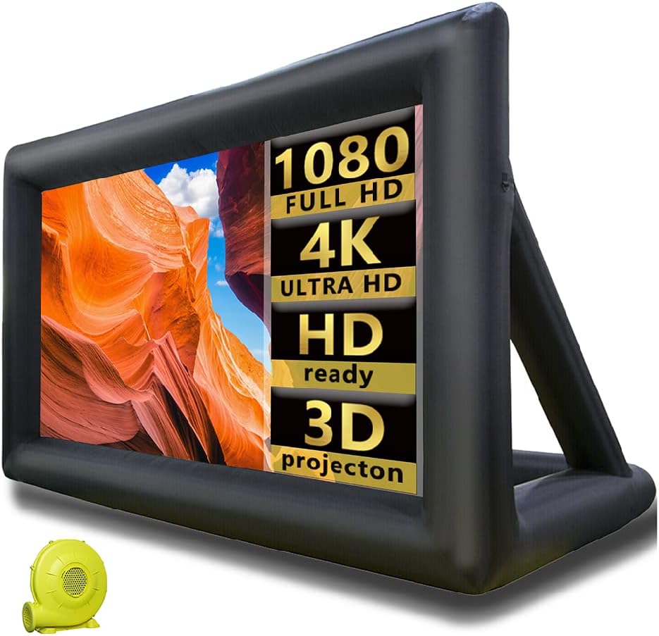Amazon.com: WGIA 26ft Outdoor Inflatable Movie Screen, Blow Up ...