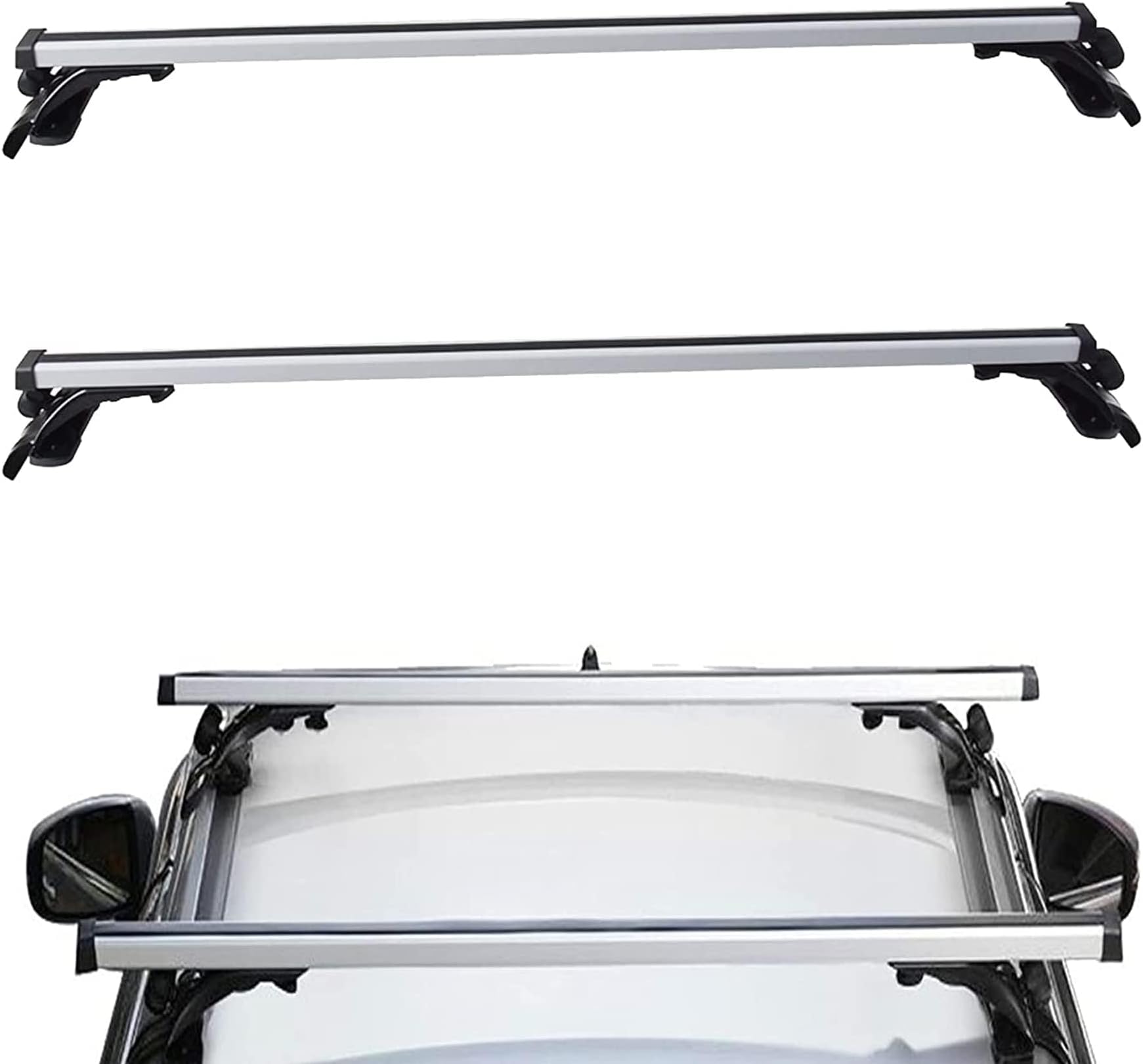 Amazon.com: Universal 48 Inch Car Top Luggage Roof Rack Cross Bar ...