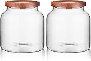 Labina Glass Storage Container Airtight Food Jars Kitchen Canister with ...