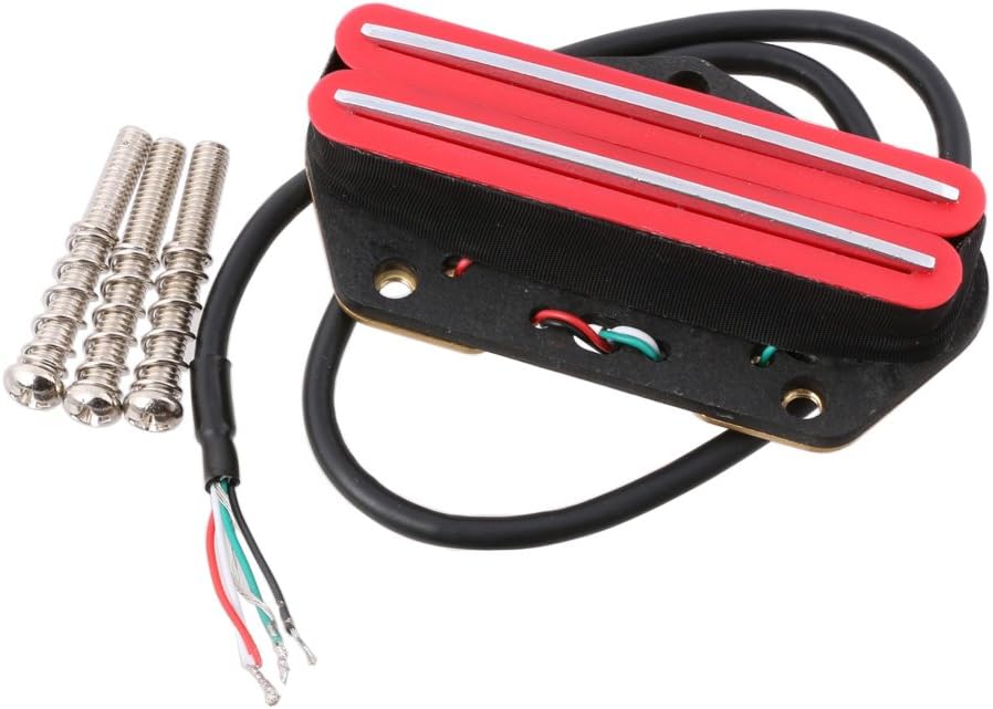Amazon.com: LYWS Guitar Bridge Dual Rail Pickup for Tele Telecaster ...