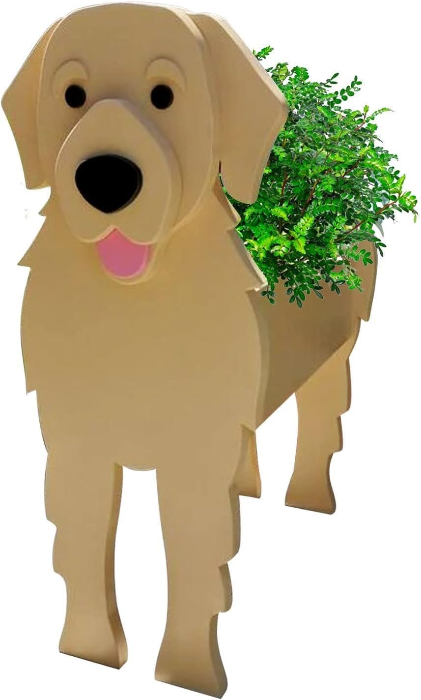 Amazon.com: Dog Planter Pot for Indoor Outdoor Plants Flowers,Cute ...