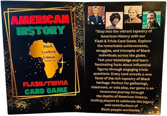 Amazon.com: American History Flash/Trivia Cards - Black Leaders, Vol. 1 ...