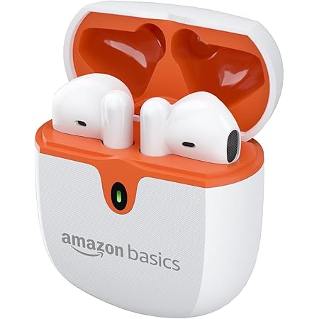 AmazonBasics True Wireless in-Ear Earbuds with Mic, Touch Control, IPX5 ...