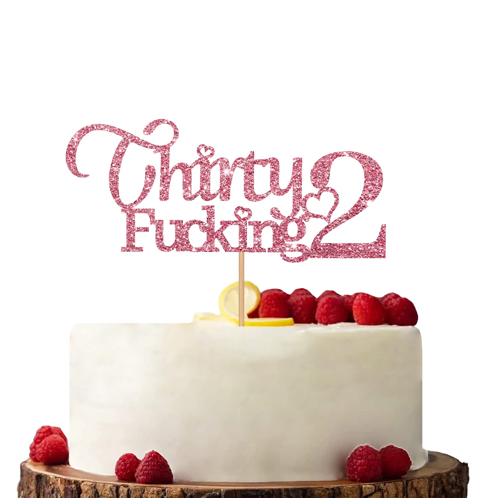 Snapklik.com : Rose Gold Thirty Two Cake Topper, Happy 32nd Birthday ...