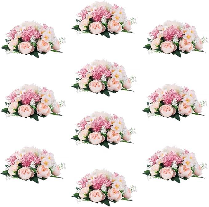 Amazon.com: Inweder Flower Balls Centerpieces for Tables: 10 PCS Pink ...
