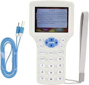 LIBO 10 Frequency NFC Copier Reader Writer RFID Door Phone Key Duplicator EM4305 ID Card 125 KHz ...