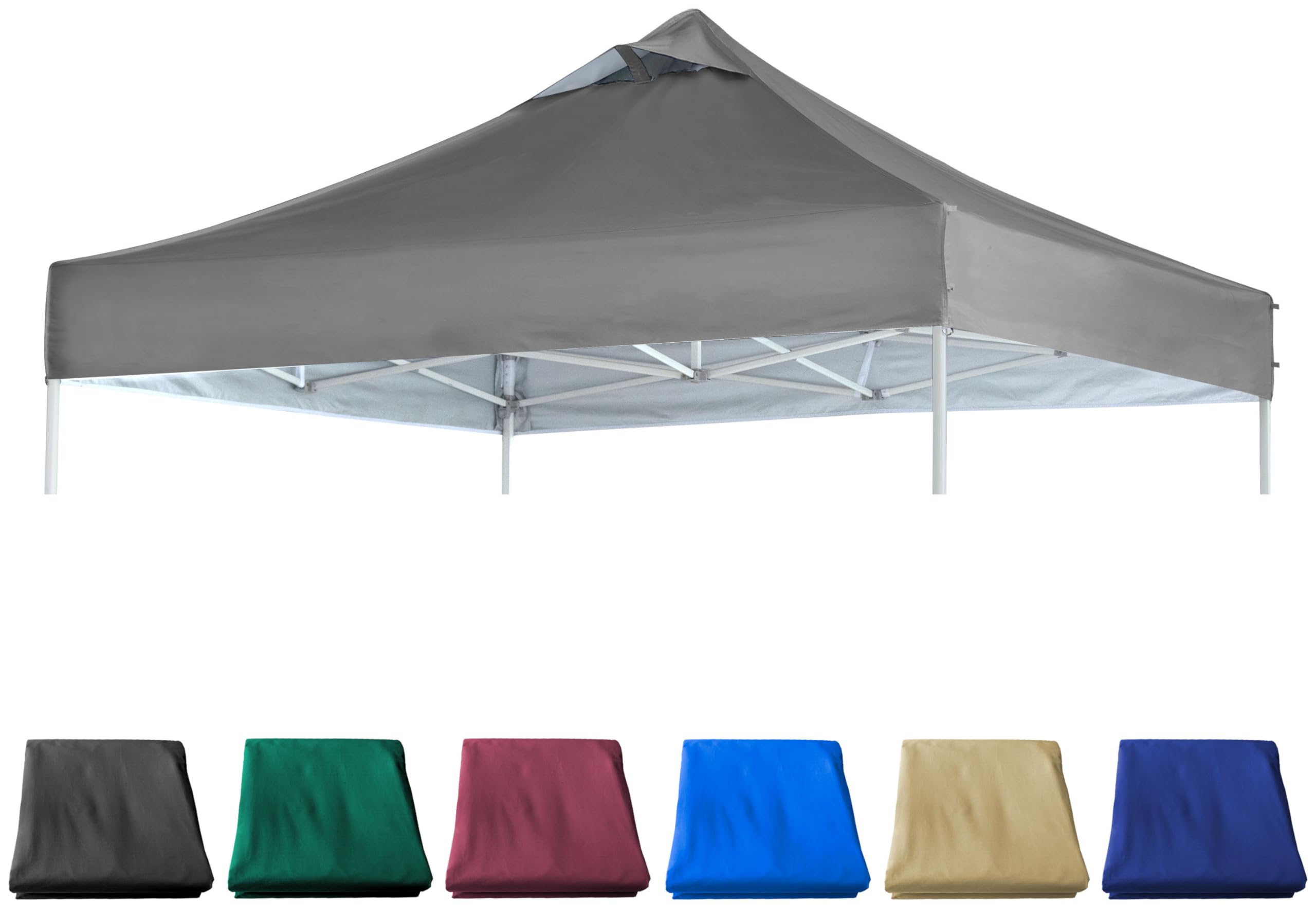 Amazon.com : JANCANOPY Dark Grey Commercial Replacement Canopy Top for ...