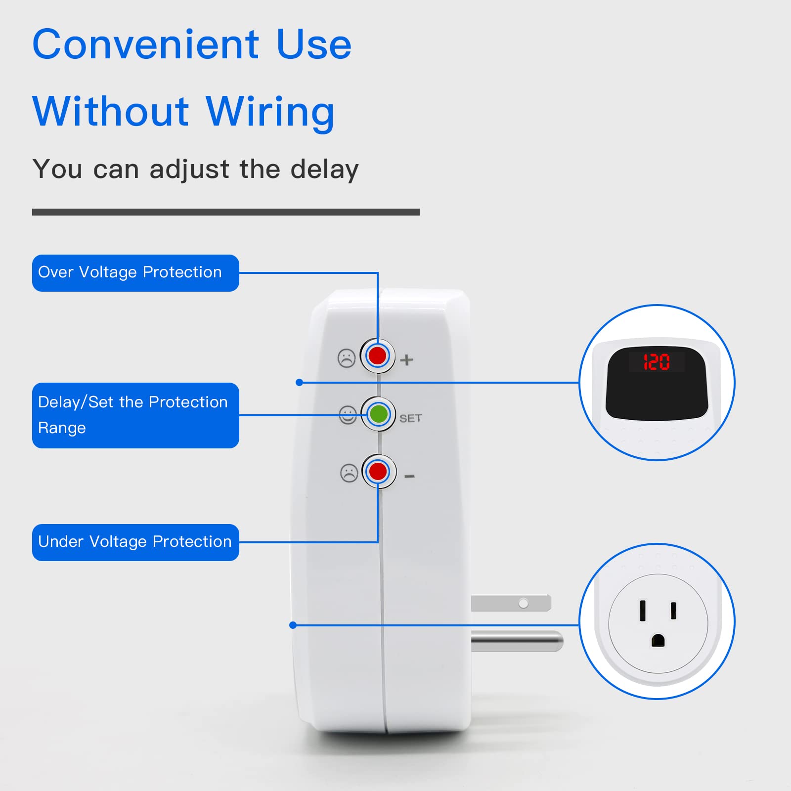 Snapklik.com : Surge Protector, Power Surge Protector Outlet, Voltage ...