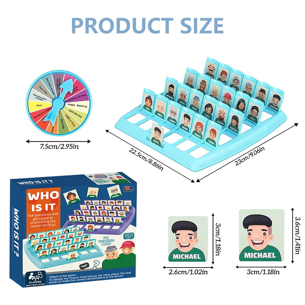 AVCXEC Guess Who, Guess Who Game for Kids, Guess Who Travel Game, Funny ...