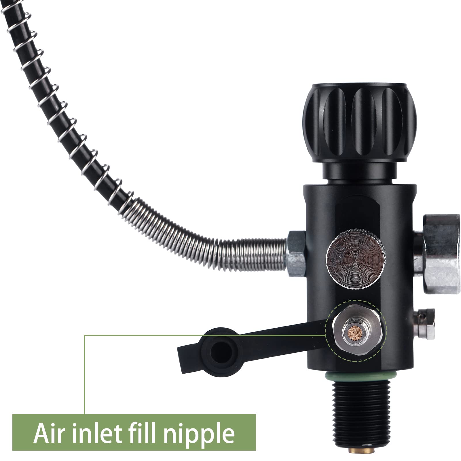 Snapklik.com : 7/8-14UNF Thread 4500psi Paintball Fill Station PCP Air ...