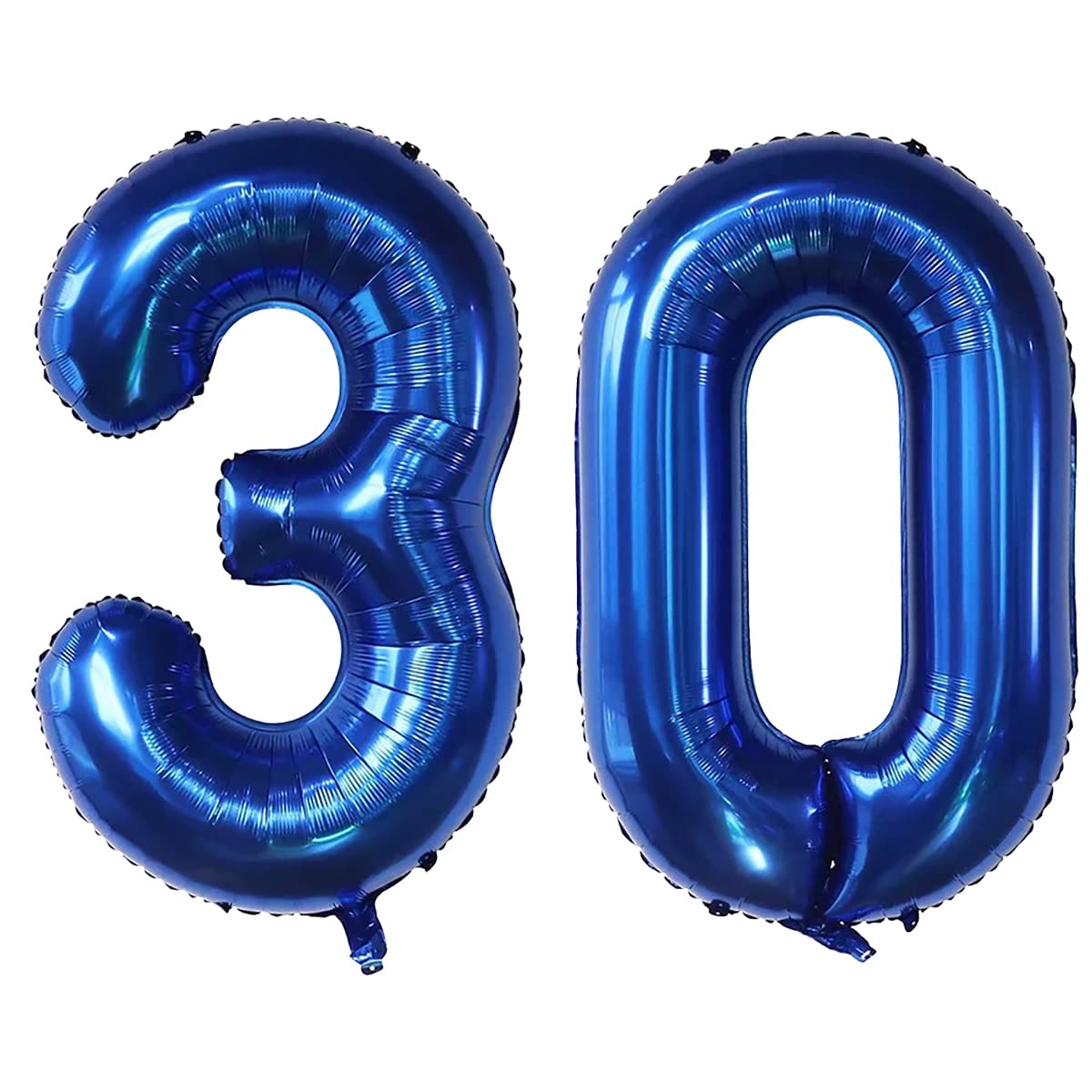 Amazon.com: 40Inch Navy Blue Number 30 Balloons Balloon 30 Numbers Self ...