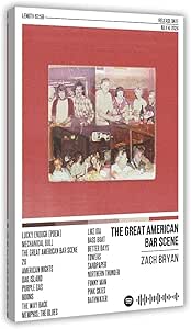 Amazon.com: Inkpixa Zach Bryan Canvas Poster Wall Art Decor Print ...