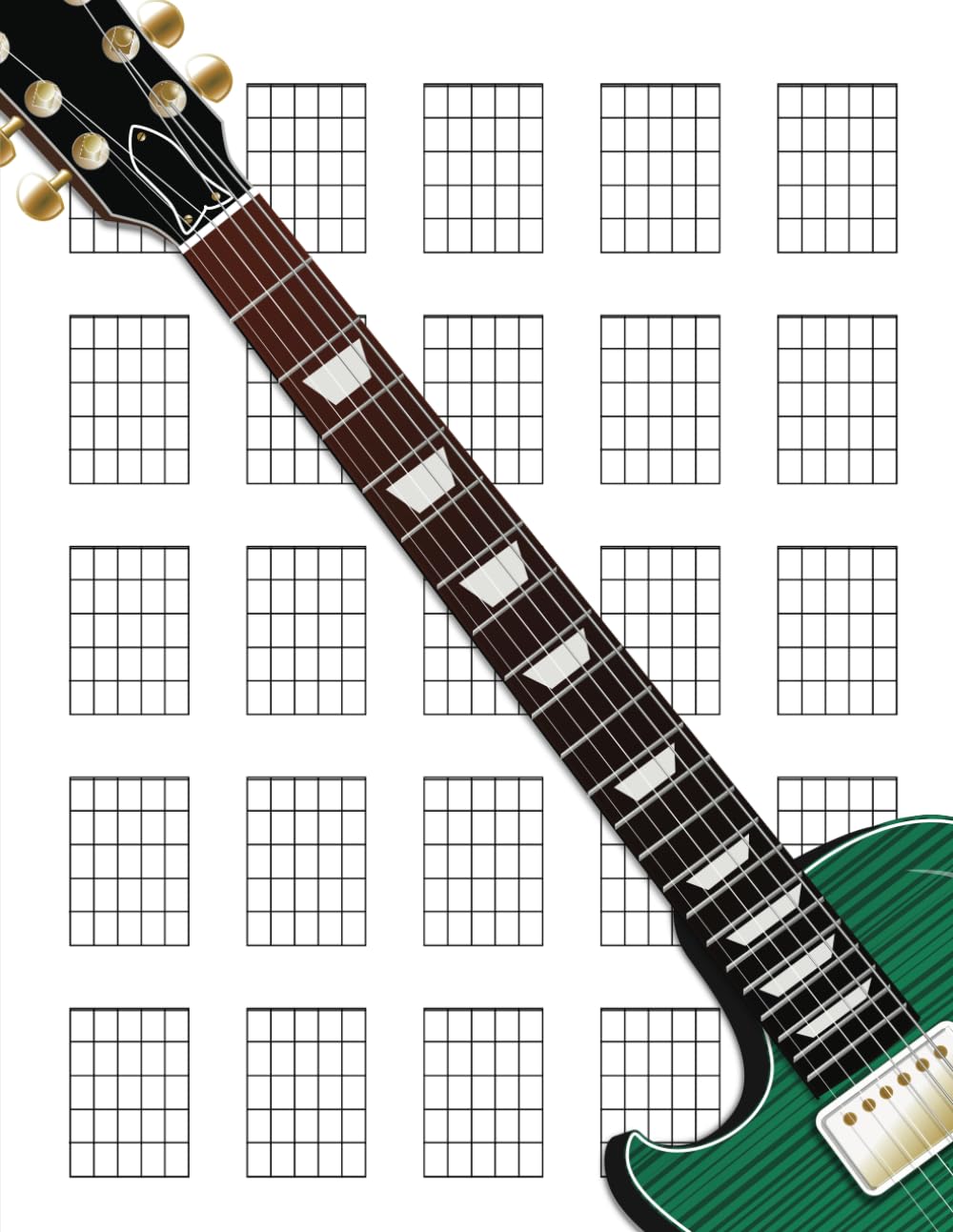 Amazon.com: Left Handed Guitar Chord Diagrams Notebook: 100+ Blank ...