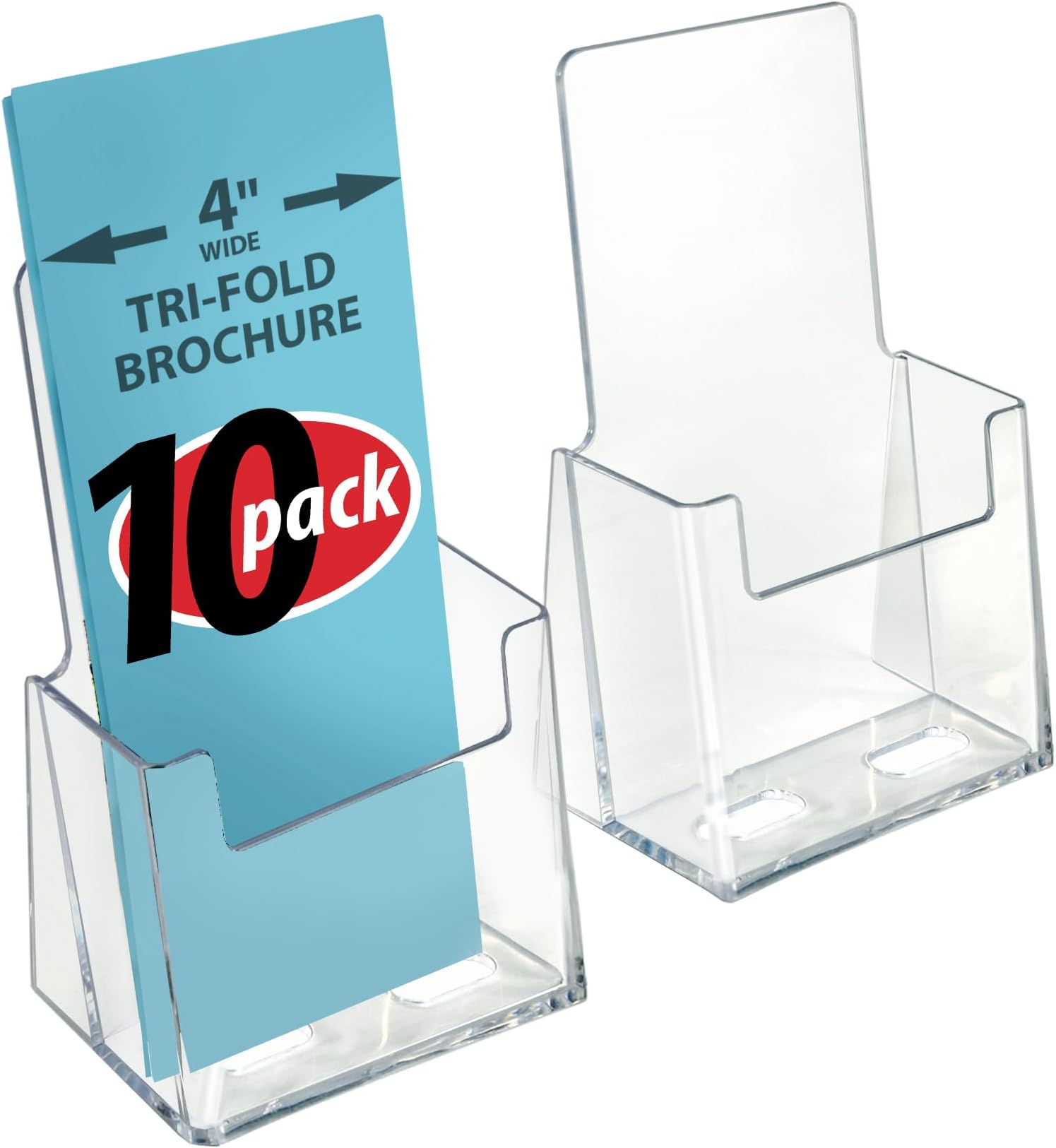 Amazon.com : Marketing Holders Outdoor Brochure Holder Box Clear with ...