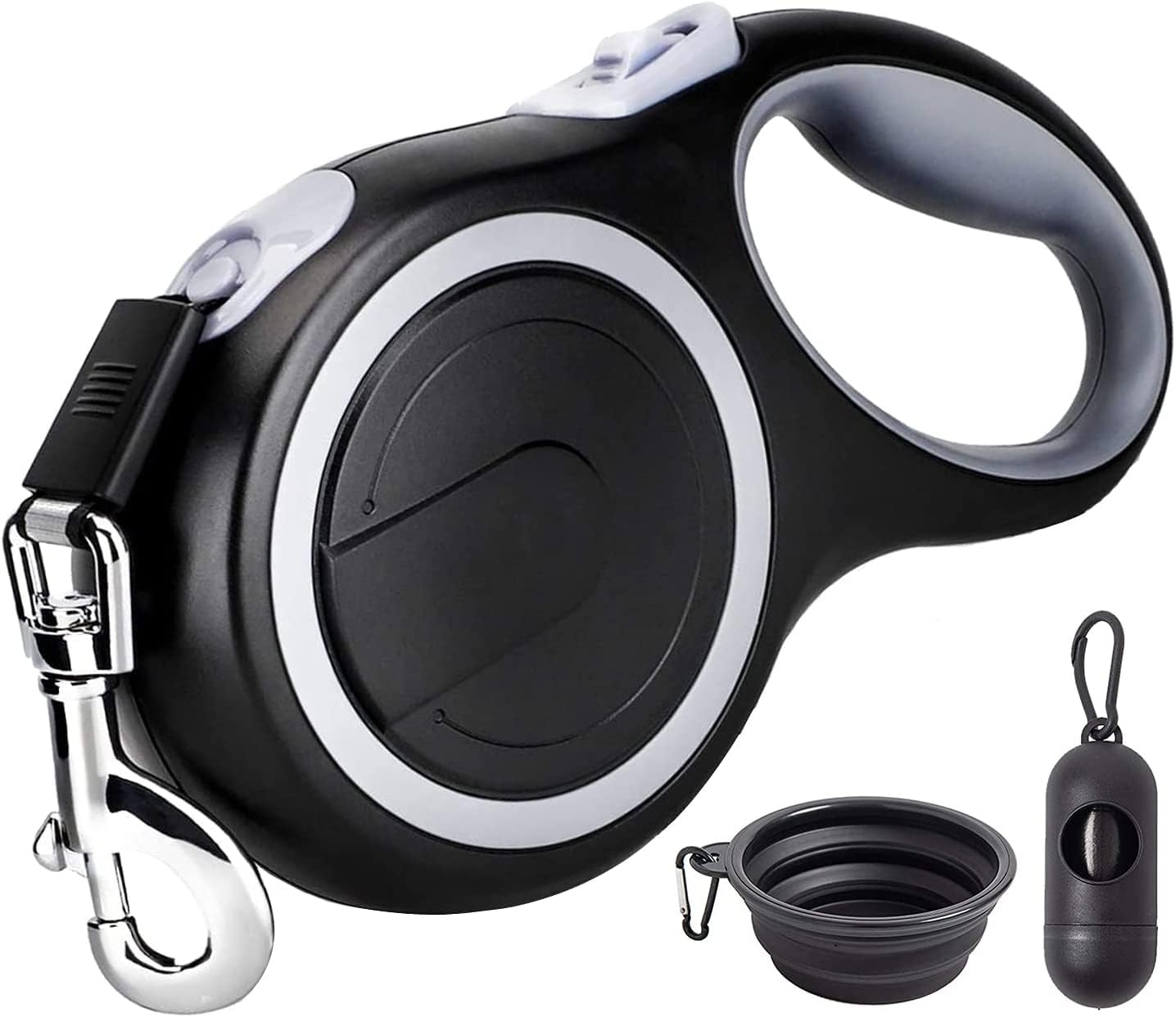 Hisemy Correa Retráctil para Perros（5M），Correa de Perro retráctil con ...
