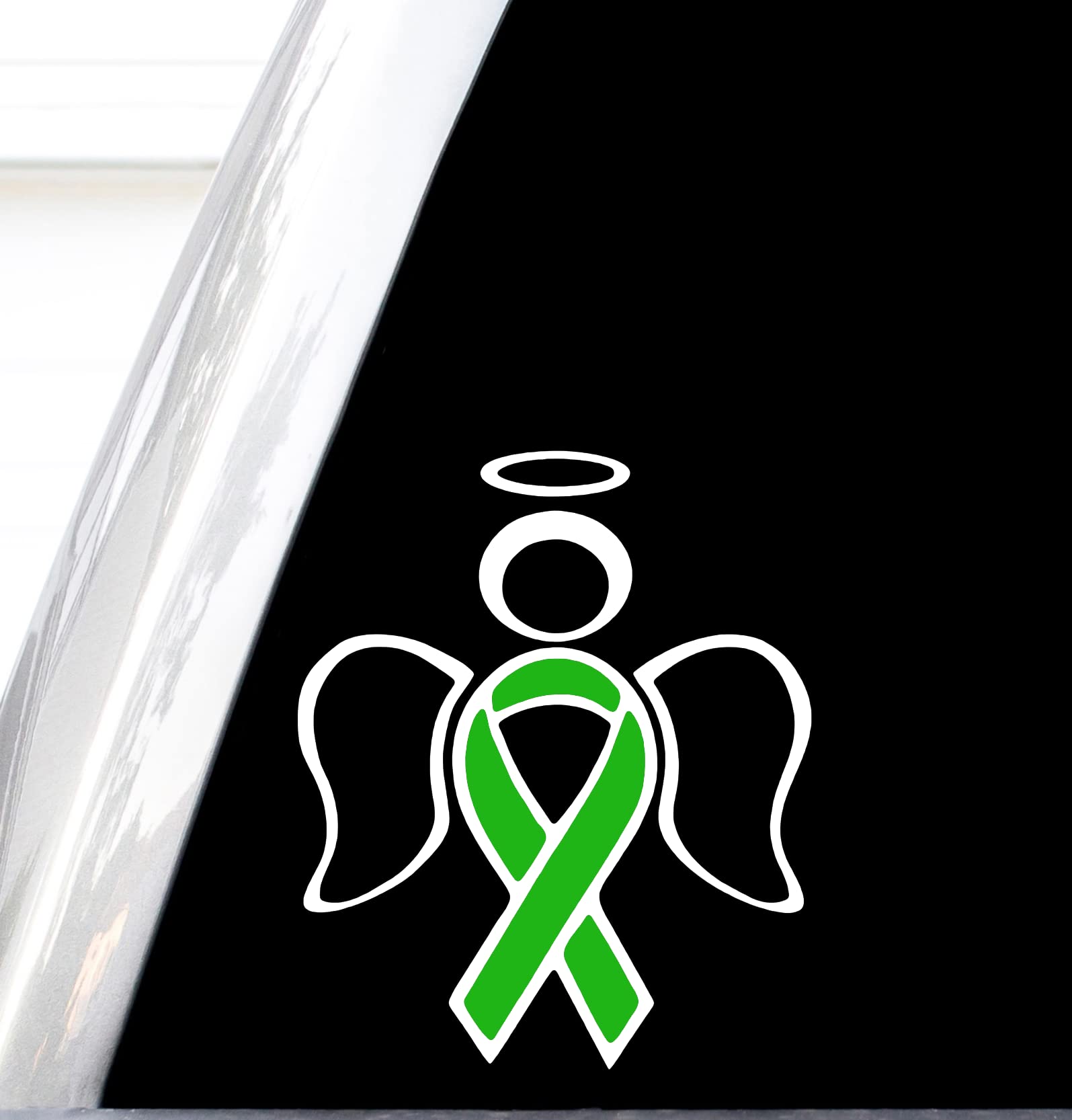 Lung Cancer Ribbon Butterfly