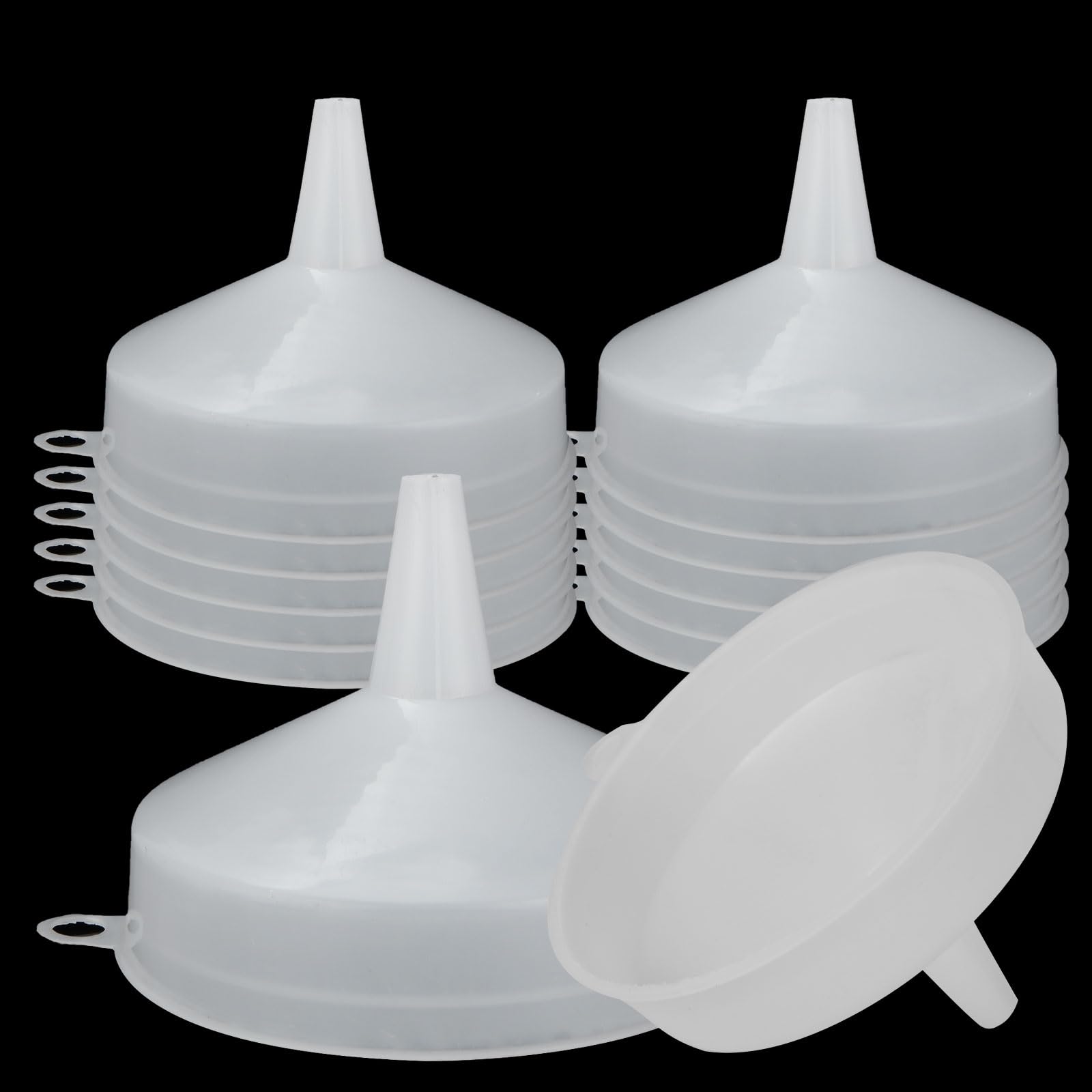 Amazon.com: ACXFOND 12 PCS Plastic Funnel Set Large Clear Funnels 6 ...