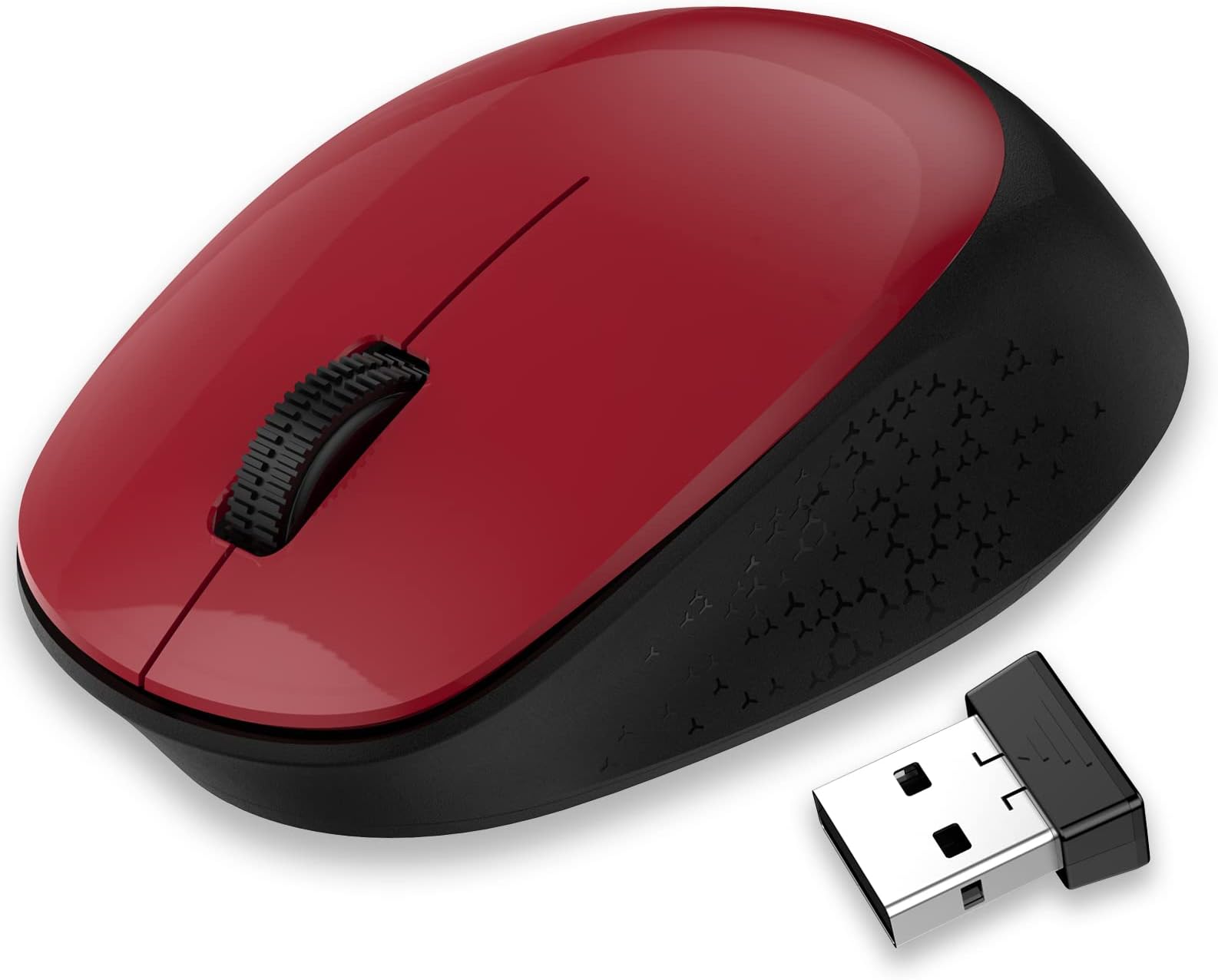 Wireless Mouse for Laptop Silent Cordless 2.4G USB Mini Mouse, Optical ...