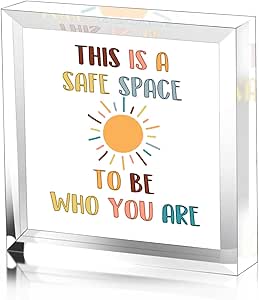Amazon.com: Boho Classroom Decor - This Is A Safe Space To Be Who You ...