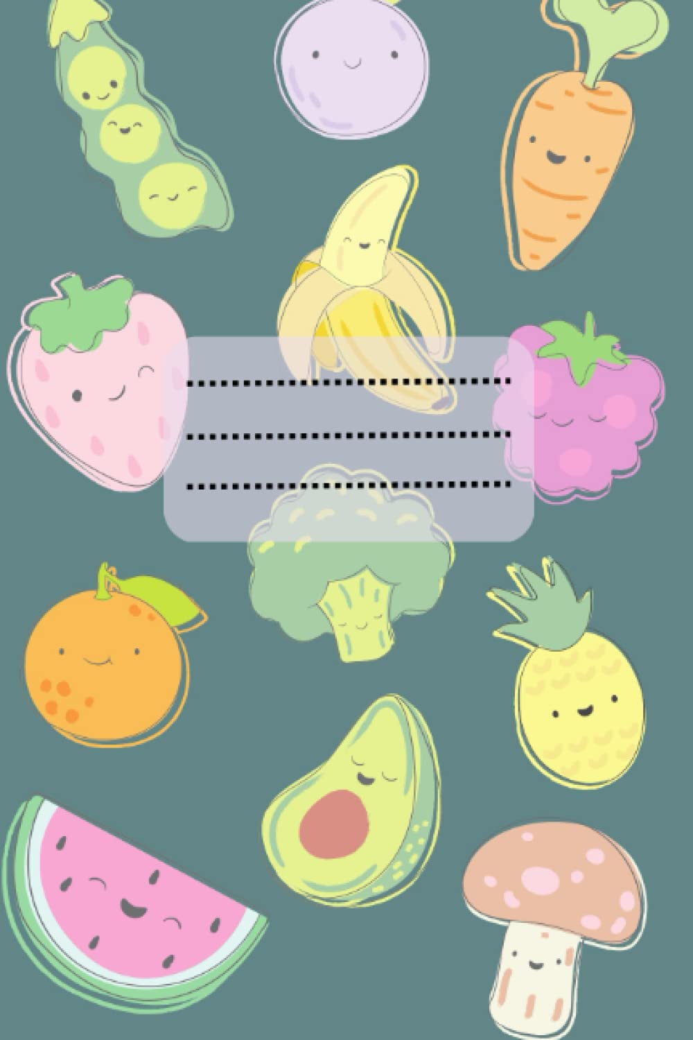 Fruit and Vegetable Themed Notebook: Blank Journals and Notebooks ...