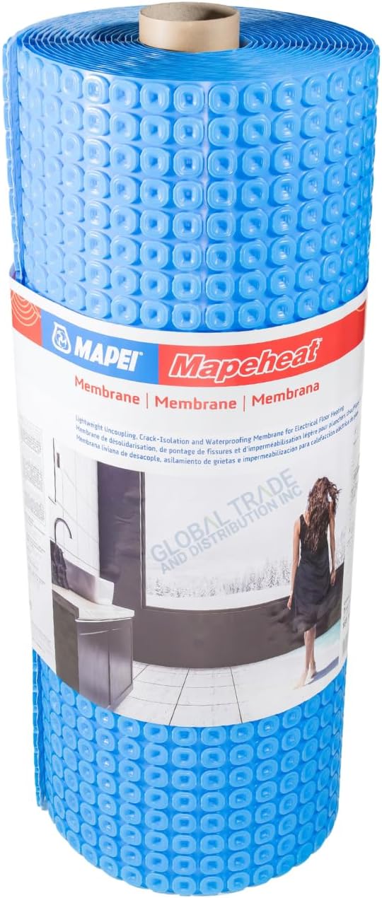 Mapei 2855915 Mapeheat 7/32 inch Thick Radiant Floor Heating Uncoupling ...